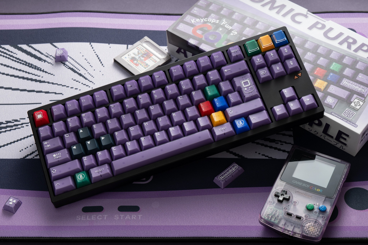 PBTfans Atomic Purple Keycaps – SoupKeys